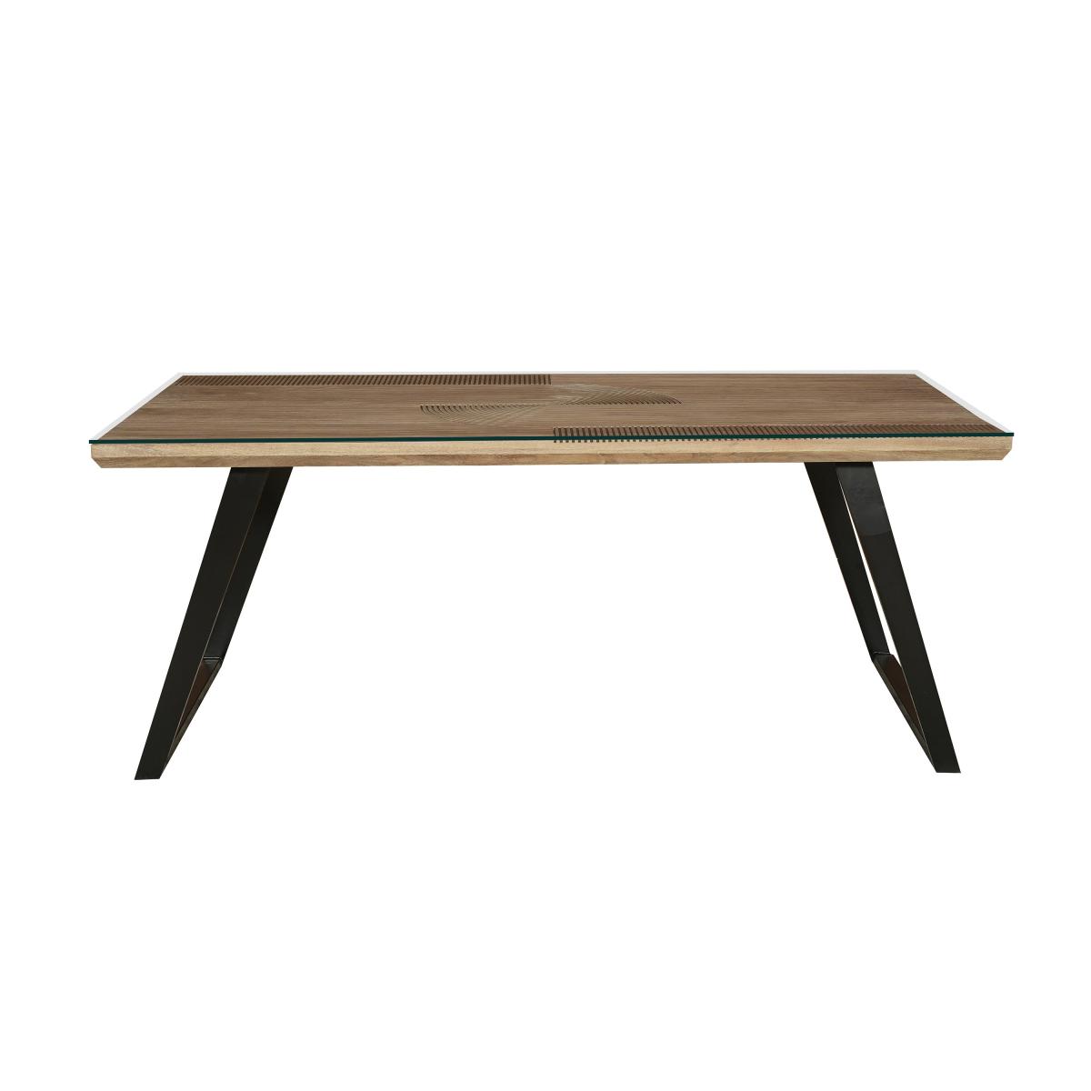 Indus Valley Iconic 6 Seater Dining Table Clear | Flitch