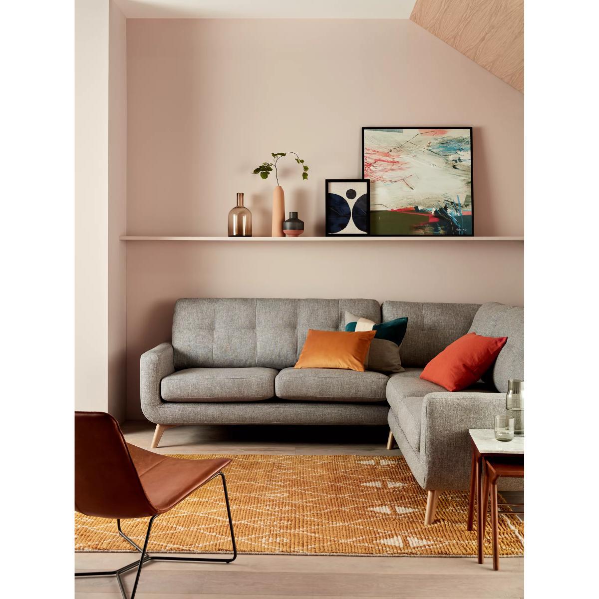 John Lewis & Partners Barbican 5+ Seater Corner Sofa, Light Leg ...
